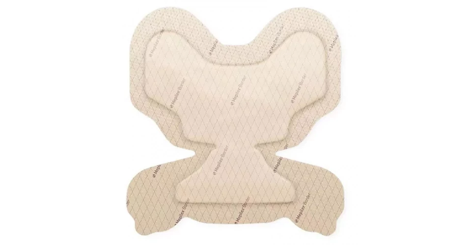 Öntapadó habkötszer sarkon lévő felfekvéses sebre, Mepilex Border Heel ...