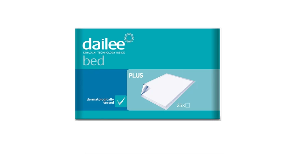 Dailee Bed Plus betegalátét, 25db, 60x60cm, egyszer használatos